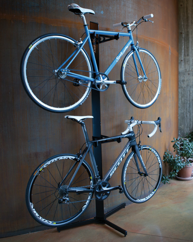 Feedback Sports Velo Cache Freestanding Storage Stand 2 Bike Display ...