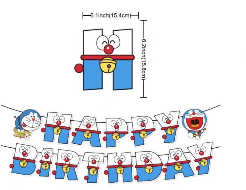 [SG Seller] Doraemon Cartoon Balloons Set Nobita Birthday Party ...