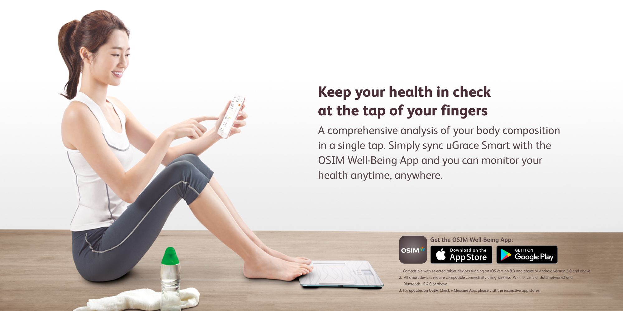 OSIM uGrace Smart Body Composition Monitor | Shopee Singapore