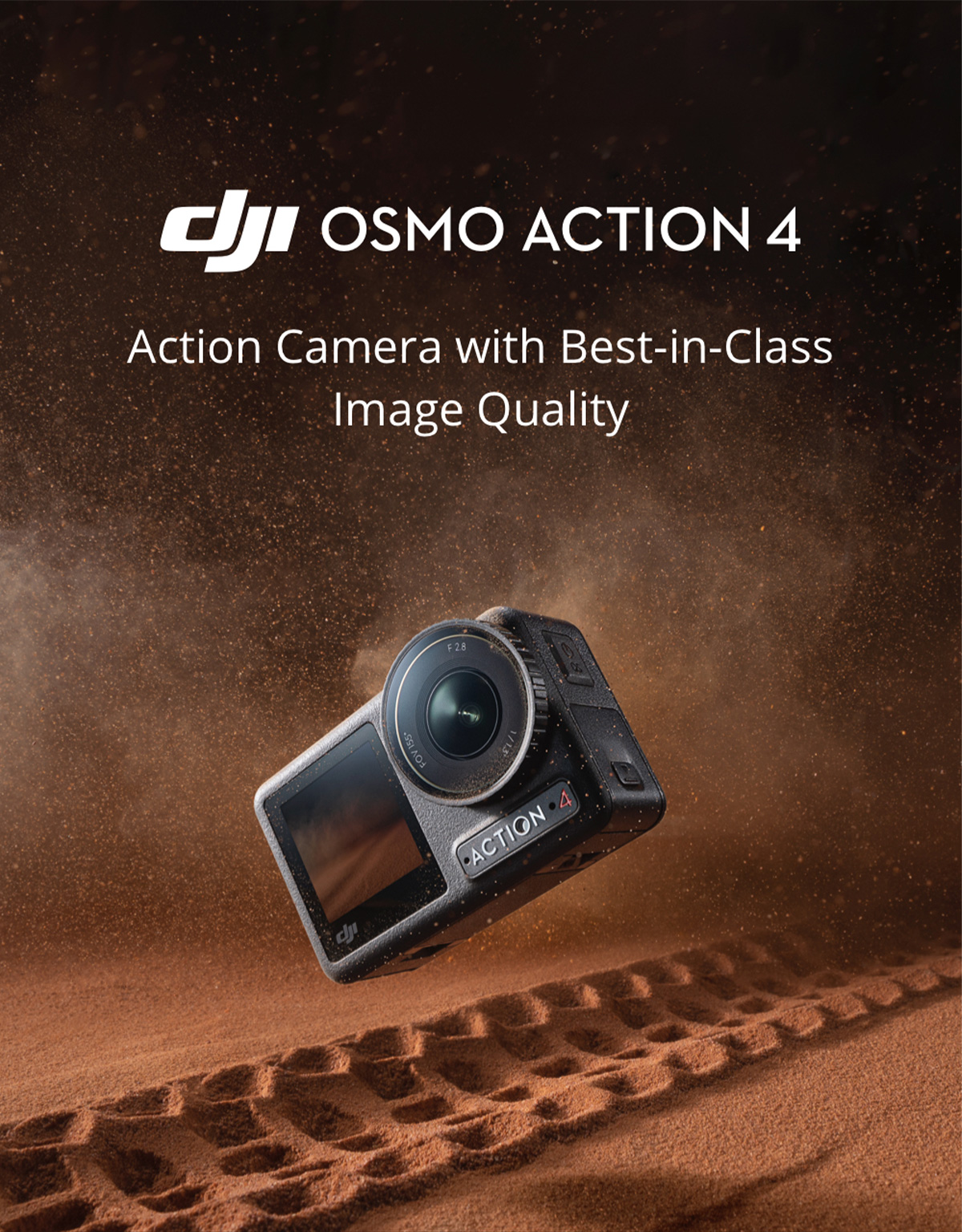 DJI Osmo Action 4 - Action Camera | 1/1.3inch sensor&stunning low light ...