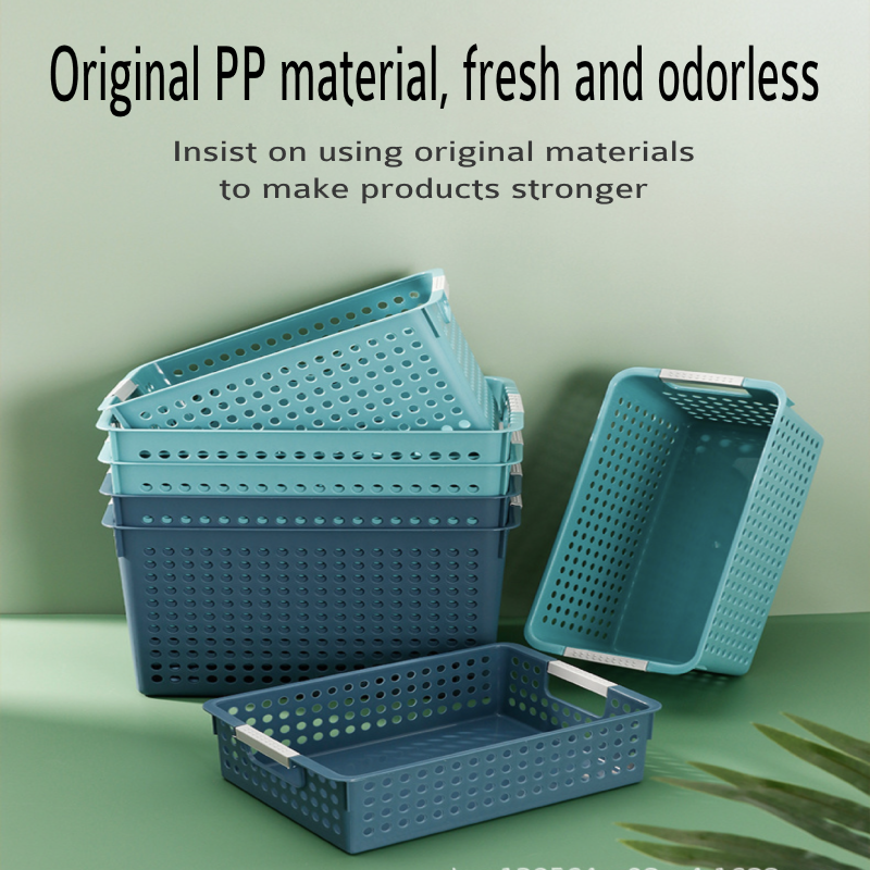 Multi Purpose Plastic Storage Basket Kitchen Desktop Office Bathroom ...