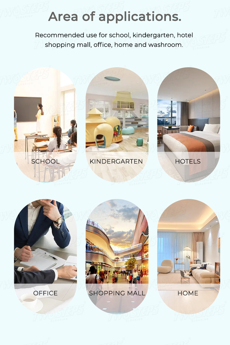 Two Steps Cleaning Hand Sanitizer Alcohol Free 5 Litre Eco Refill ...