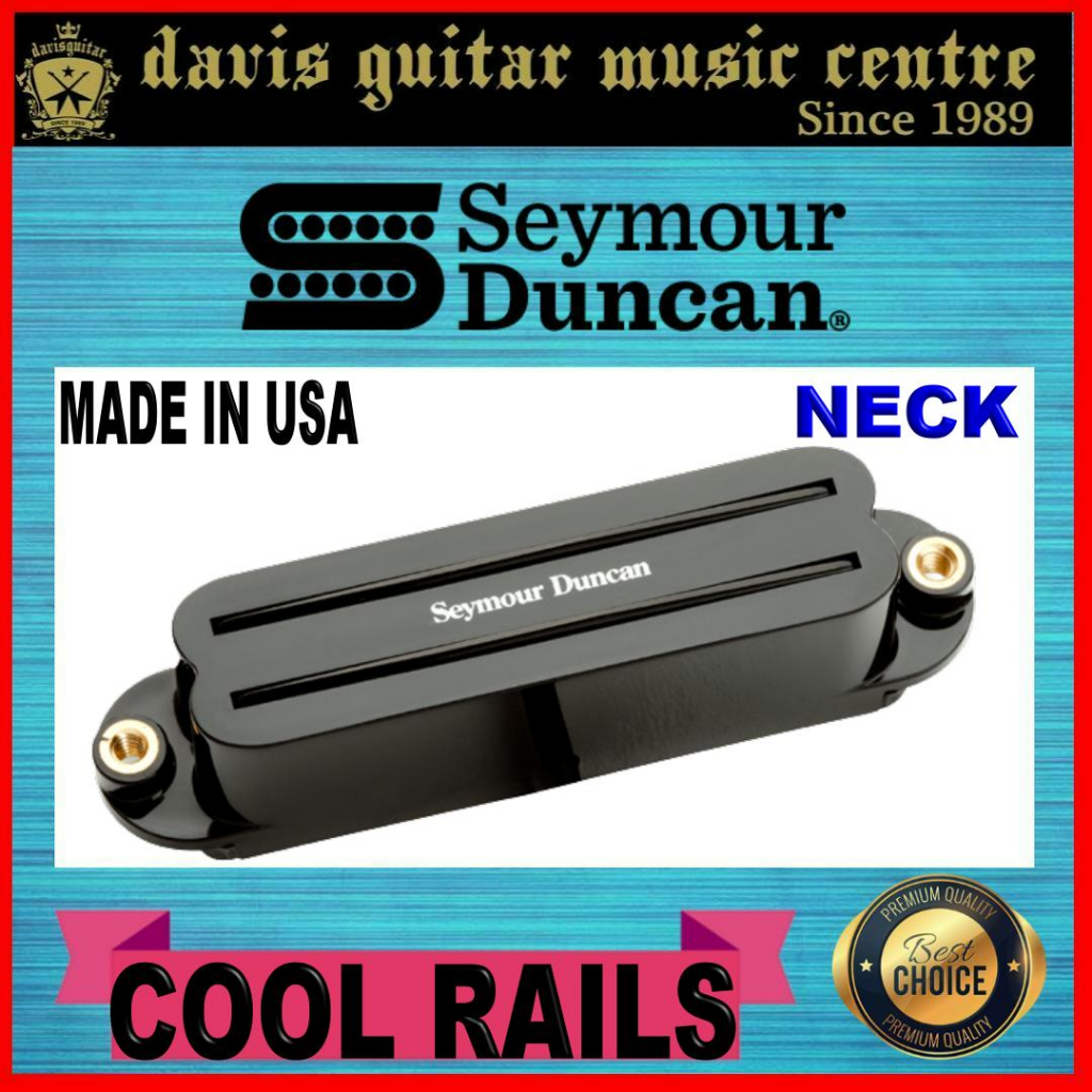 Seymour Duncan Cool Rails Neck Black Electric Guitar Pickup Made In USA ...