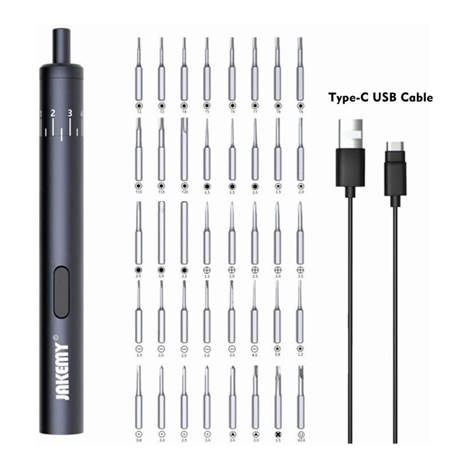 Jakemy JM-Y02 Plus Precision Electric ScrewDriver Adjustable 8 Torque ...
