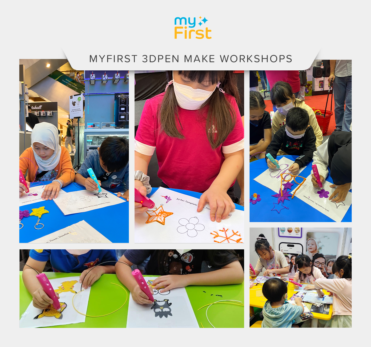 BEST GIFT - myFirst 3dPen Make Wireless 3D Pen Art and Craft for Kids Safe Material and ...