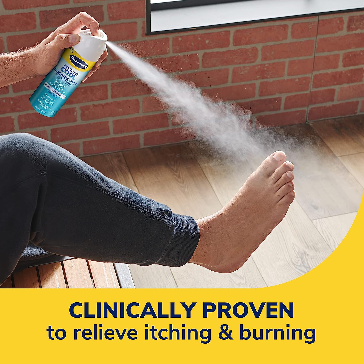 Dr. Scholl's INSTANT COOL ATHLETE'S FOOT TREATMENT SPRAY 150g | Shopee ...