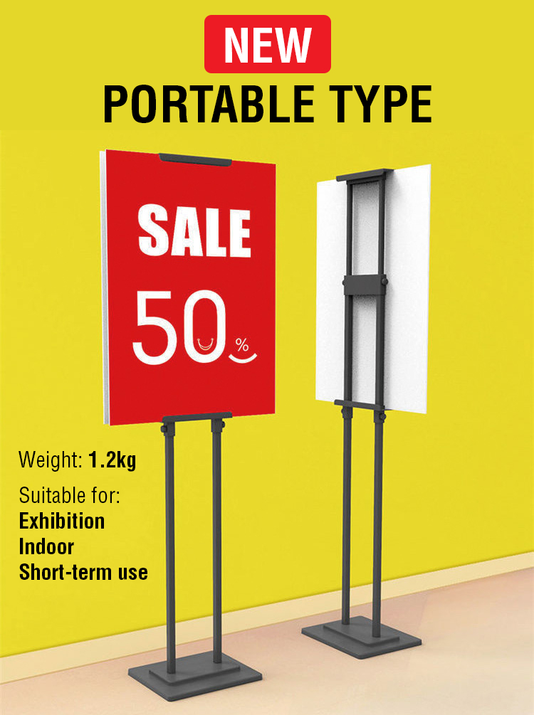 Double Side Metal Foamboard Poster Stand | Kapaline Display Stand ...