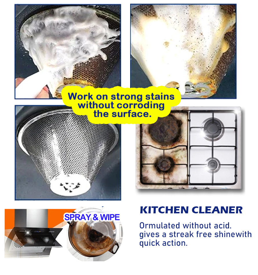 🇸🇬【SG stock】Japan Kitchen oil Cleaner Decontamination Home Grease ...