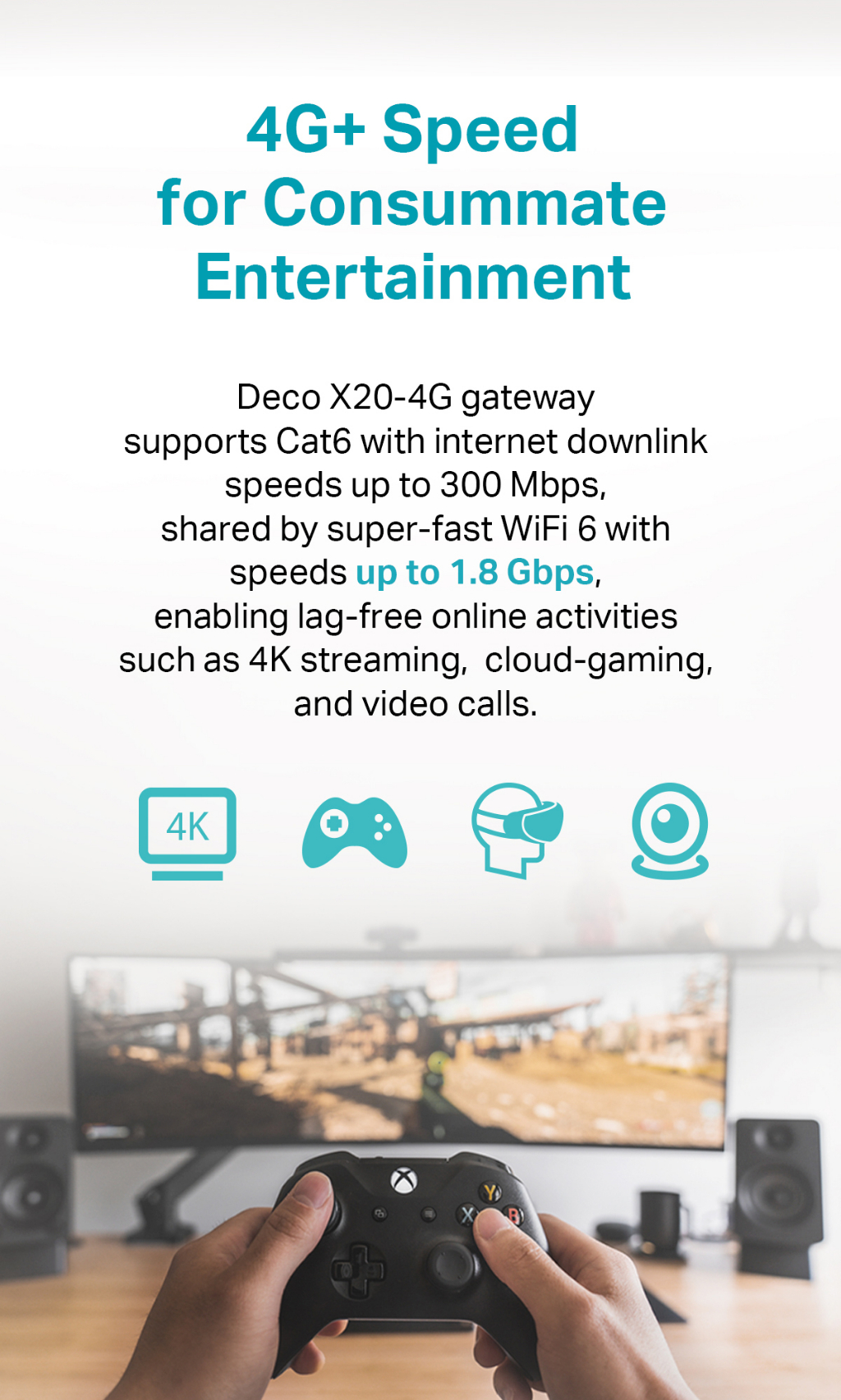 TP-Link Deco X20-4G+ AX1800 Whole Home Mesh WiFi 6 | Shopee Singapore