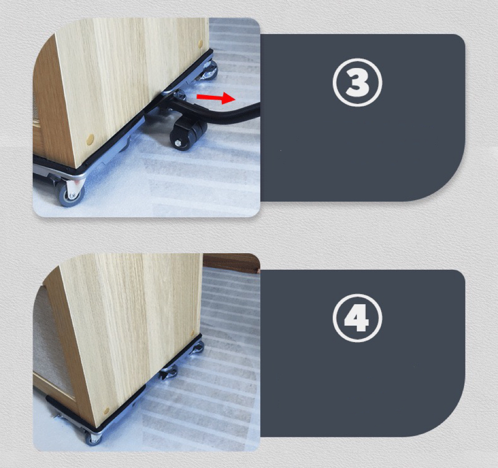 Heavy Duty Sets Metal Furniture Lifter Mover Tools Carrying Glider Tool ...