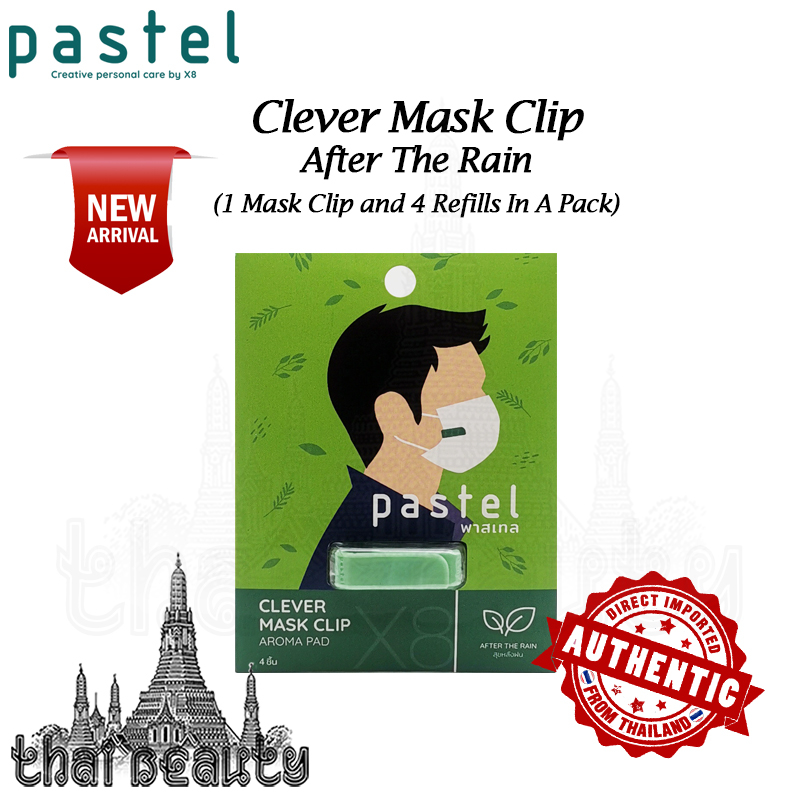 (Expire: 09/11/2025) PASTEL Clever Mask Clip Aroma Pad (Come With 1 ...