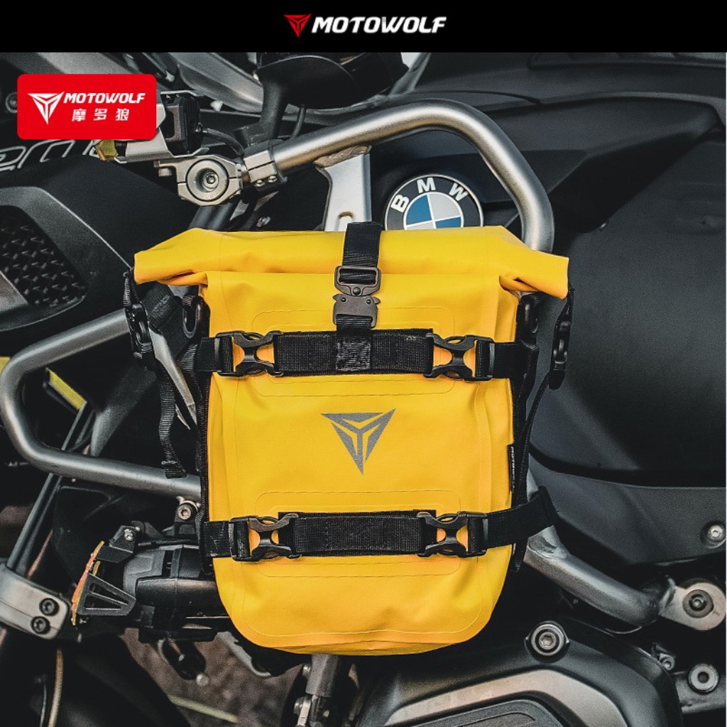 Motowolf Riding Bumper Bag /Crash Bar Bag Waterproof Bag Adventure Bag ...