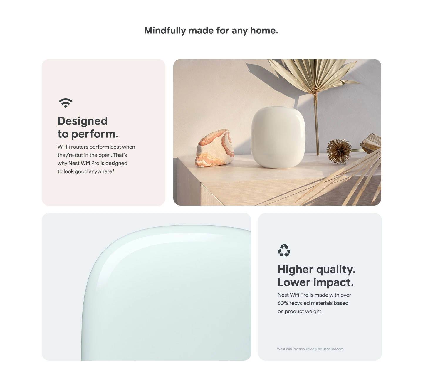 Google Nest Wifi Pro with Wi-Fi 6E AX5400 Mesh Router | Shopee Singapore