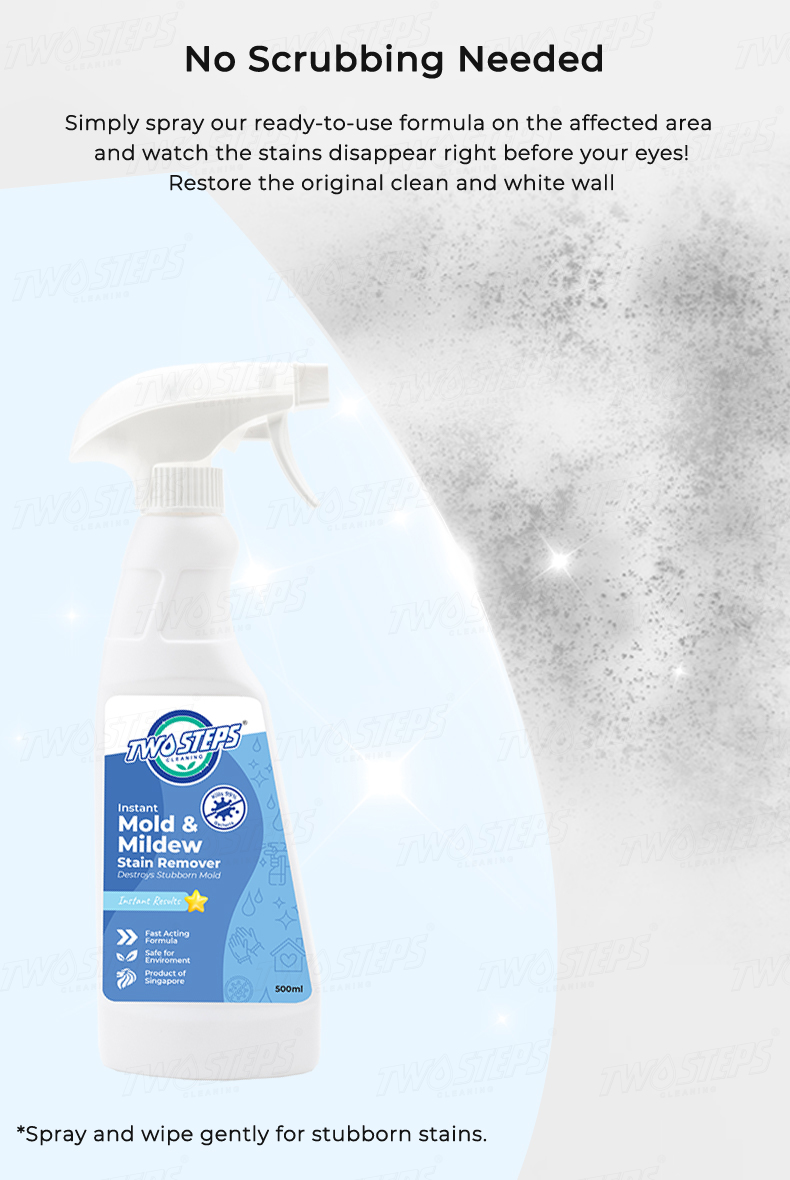 Two Steps Cleaning Mold & Mildew Remover 5 Litre Eco Refill | Shopee ...