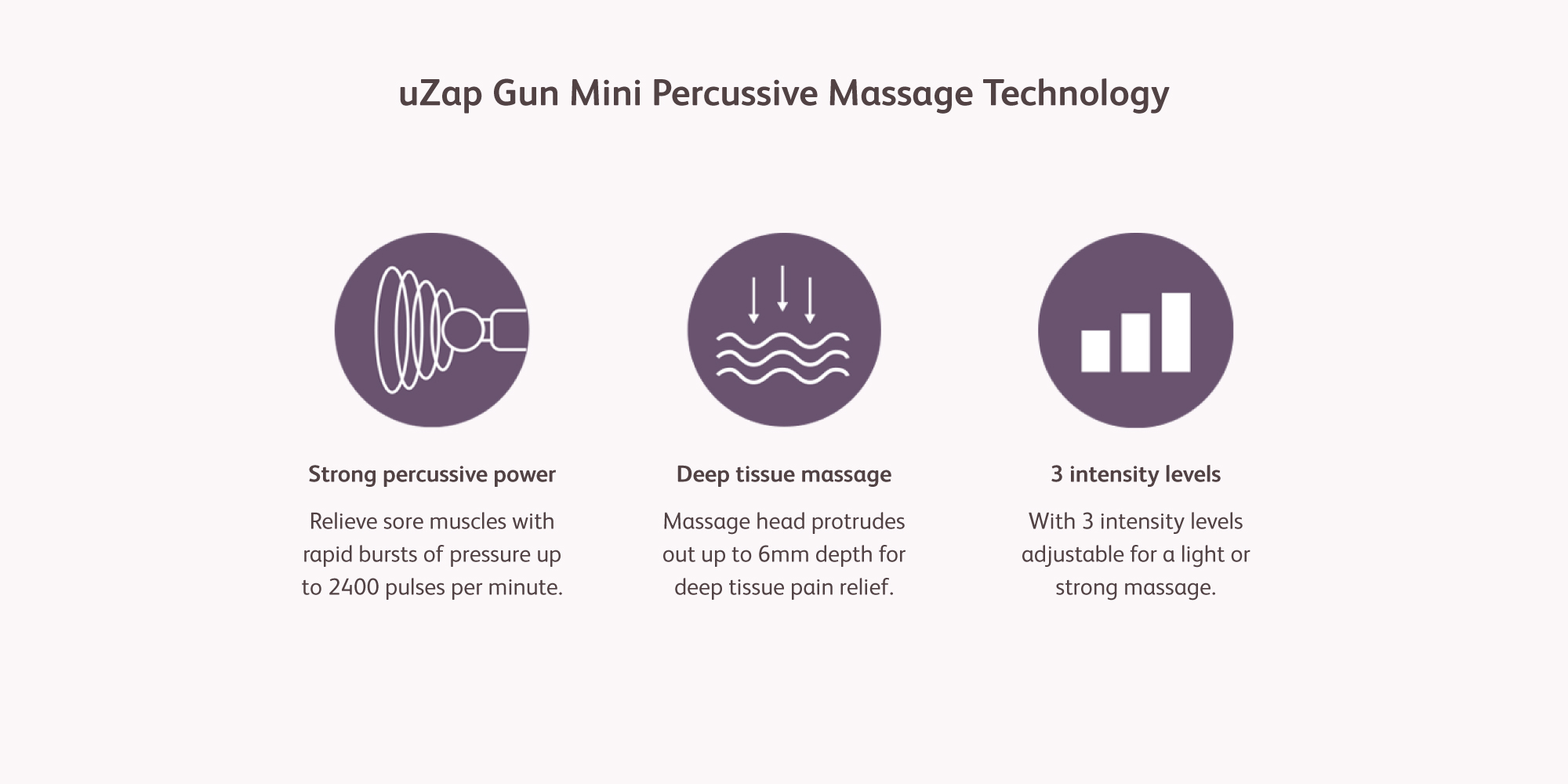 OSIM uZap Gun Mini Percussive Massager | Shopee Singapore