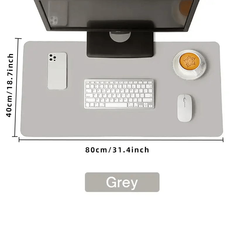 SG PU Waterproof Suede Base Large Mouse Pad Desktop Table Mat Keyboard ...