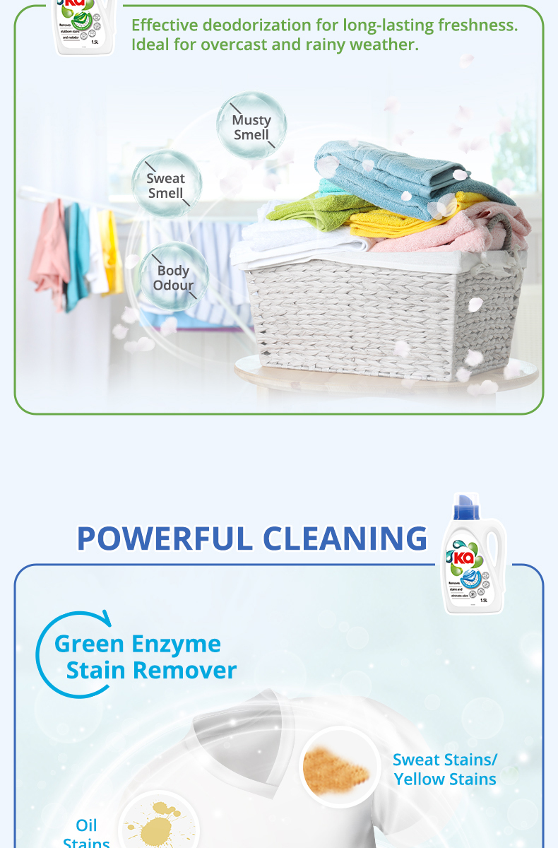 Ka Anti-bacterial Concentrated Laundry Liquid Detergent 1.38L/1.5L x 2 ...