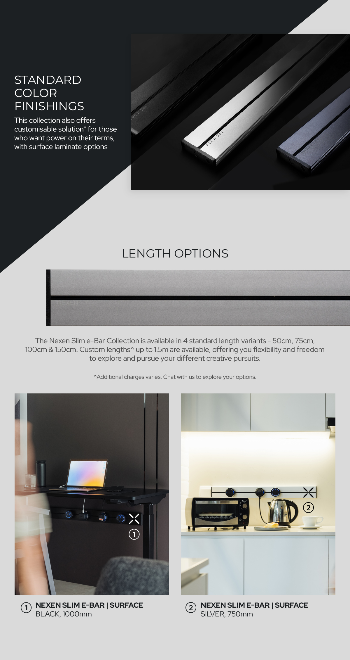 Nexen Slim Recess Power Track + 4 Adaptor (with Installation) | Power ...