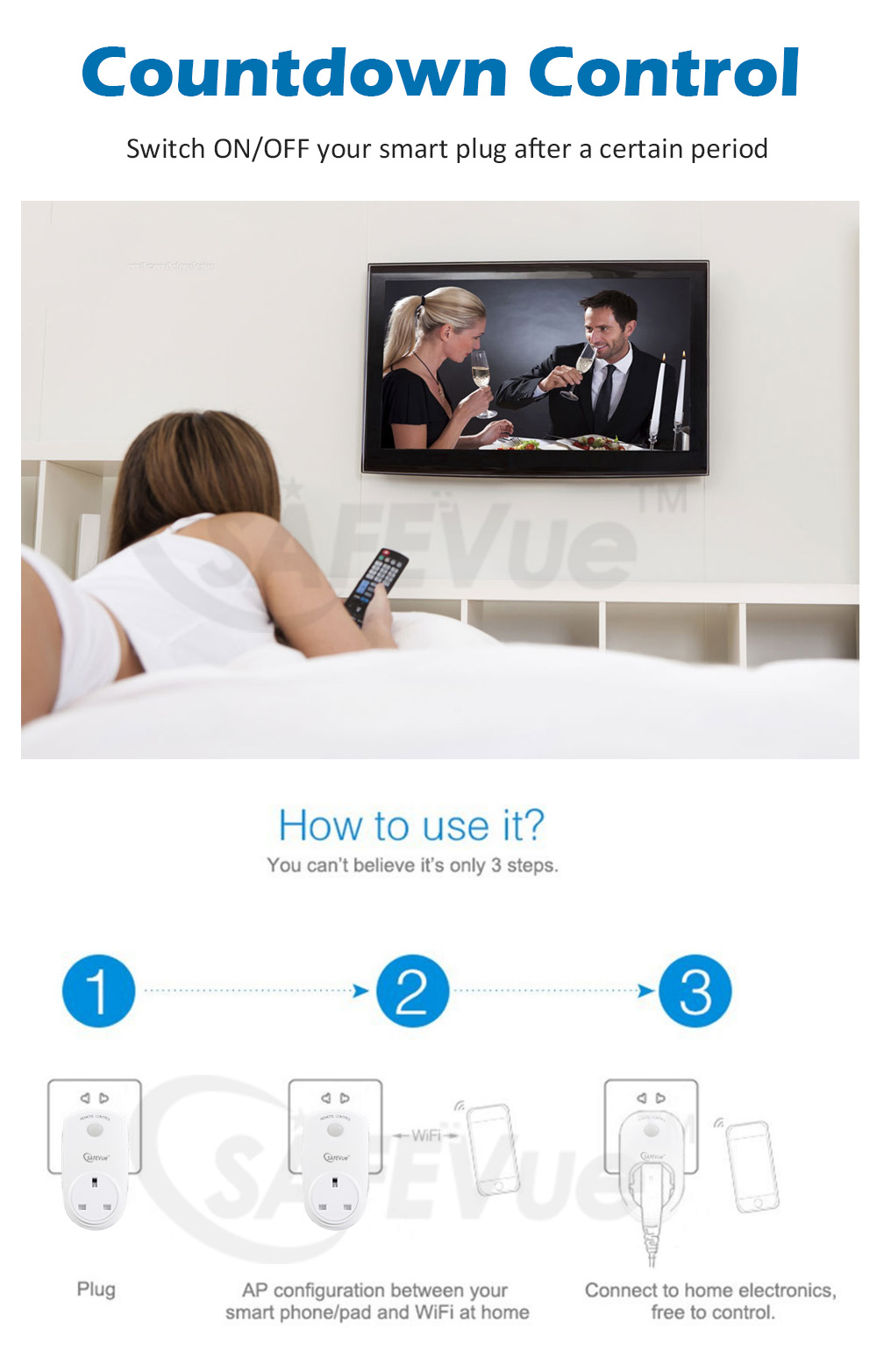Wireless Smart Plug Control by App Socket Outlet | Surge Protection ...