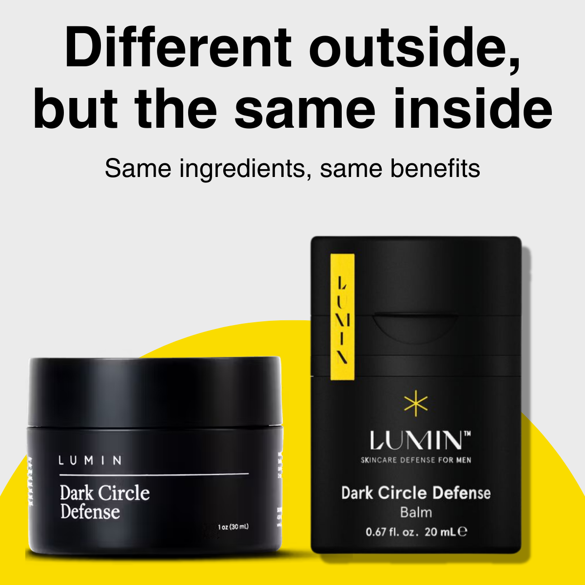 Lumin Men’s Dark Circle Defense Balm Anti-Aging Korean Eye Cream ...