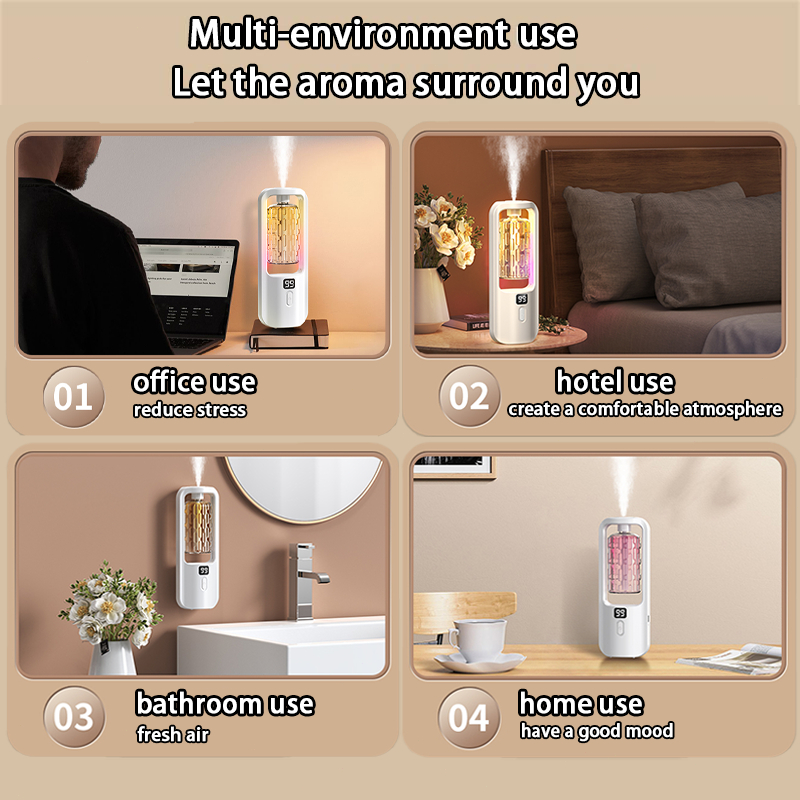 🔥【SG Ready Stock】🔥 Automatic Aroma Diffuser Rechargeable humidifiers ...