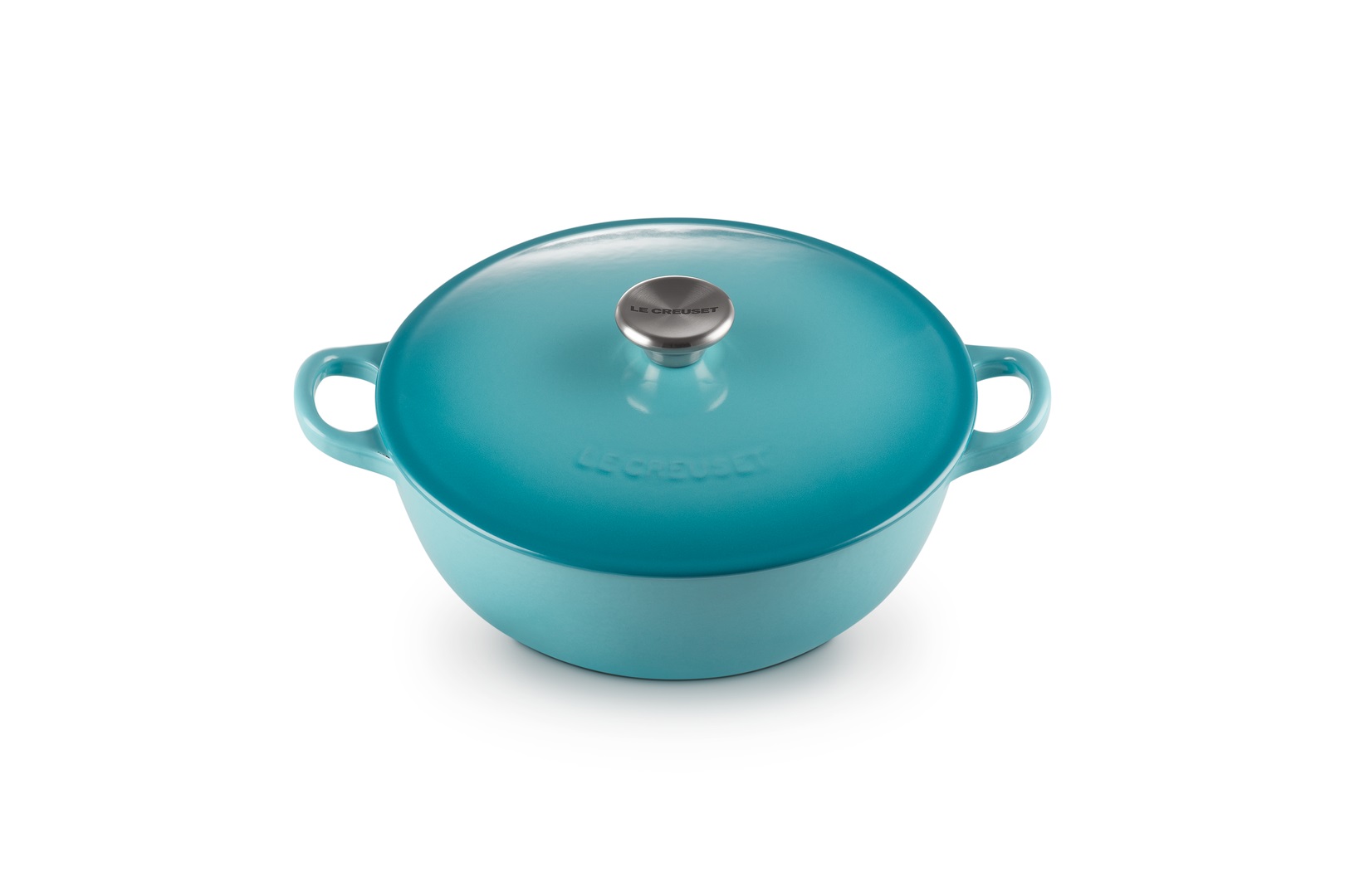 Le Creuset Stir-fry Marmite Classic Range - Caribbean Blue (24cm ...
