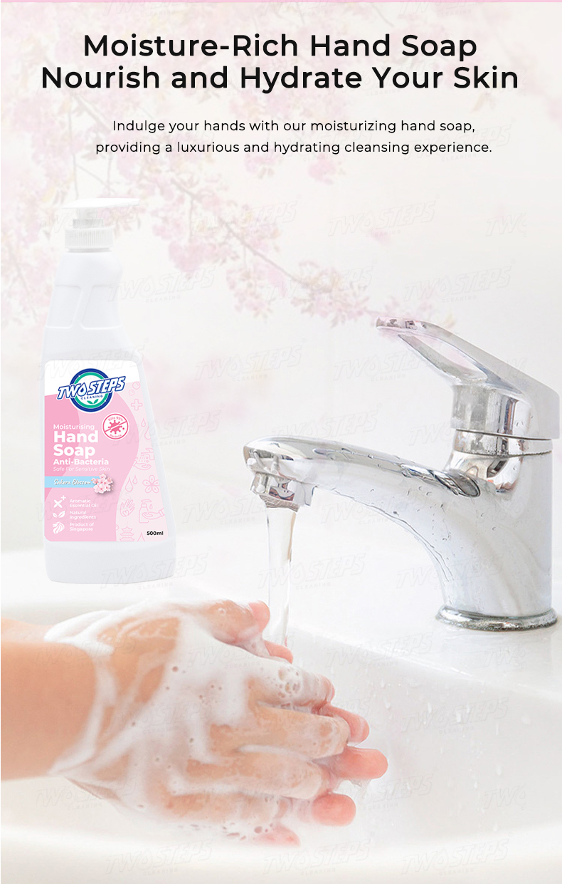 Two Steps Cleaning Hand Soap 5 Litres Eco Refill - Sakura Blossom ...