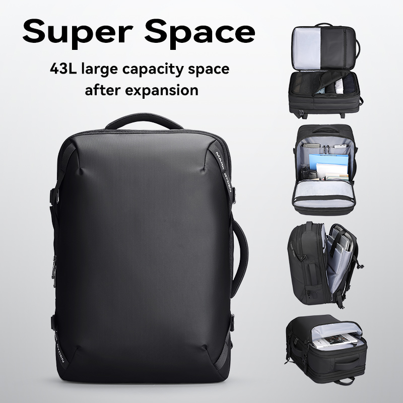 MARK RYDEN Laptop Backpack Expandable with Side Pocket | Shopee Singapore