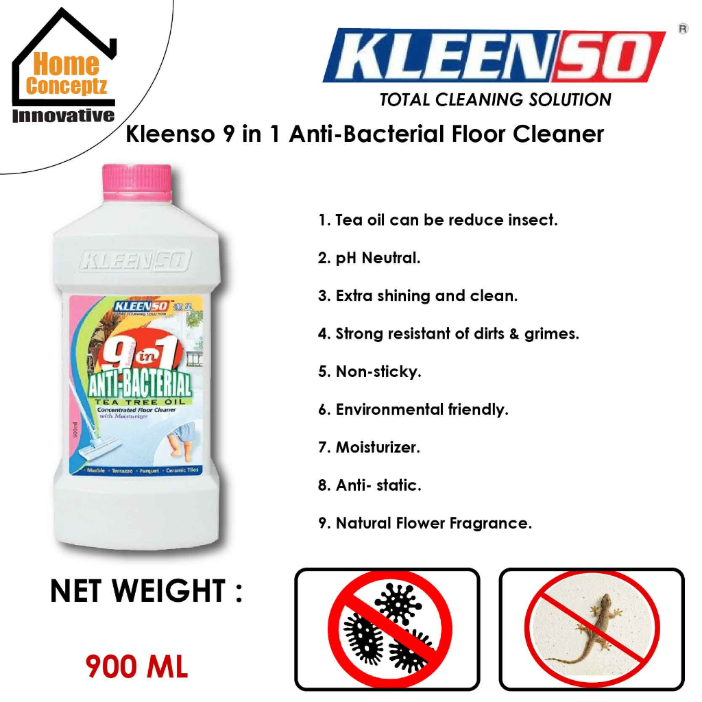 [Household] Kleenso 9 in 1 Anti-Bacterial Floor Cleaner | Shopee Singapore