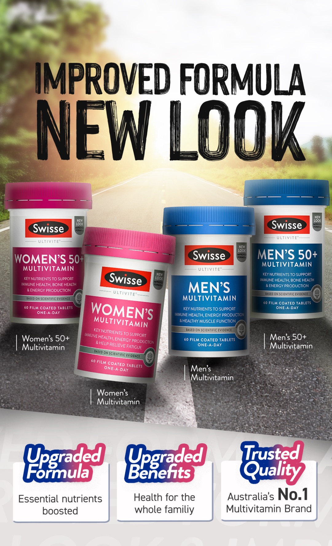 Swisse Men's Ultivite 50+ Multivitamin 90 Tablets (EXP:02 2027) | Shopee Singapore