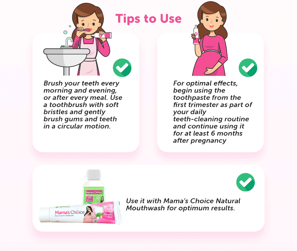 [Bundle of 3] Mama's Choice Non-Fluoride Toothpaste with Miswak | Oral ...