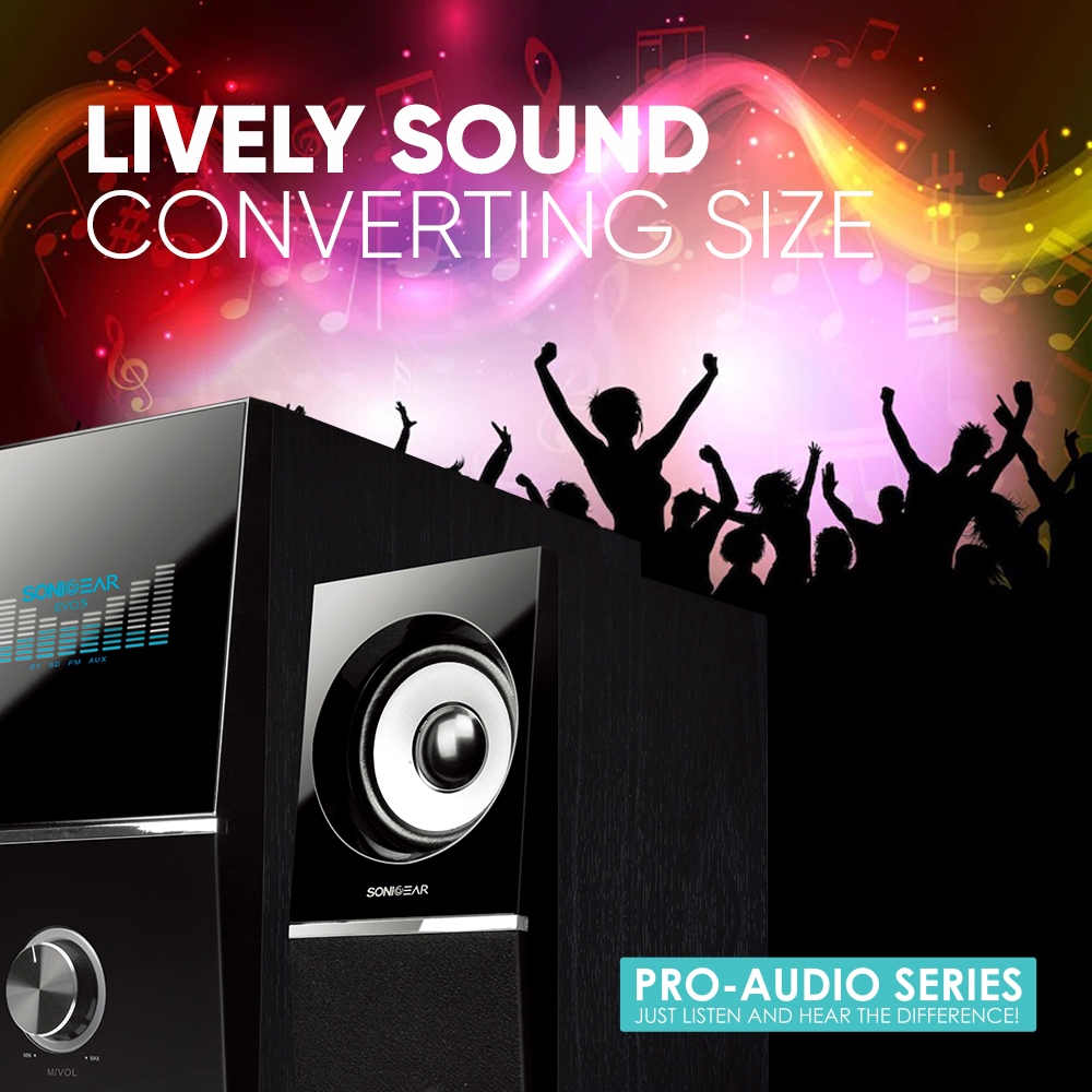 SonicGear EVO 5 PRO BTMI Bluetooth 5.0 Speaker | 5" Full Range Driver ...
