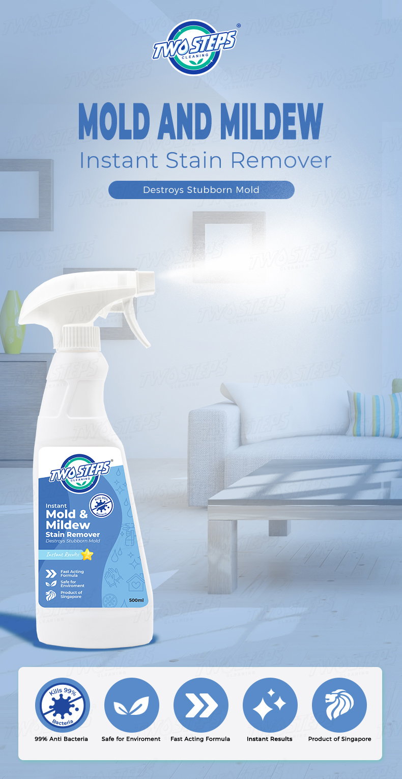 Two Steps Cleaning Mold & Mildew Remover 5 Litre Eco Refill | Shopee ...