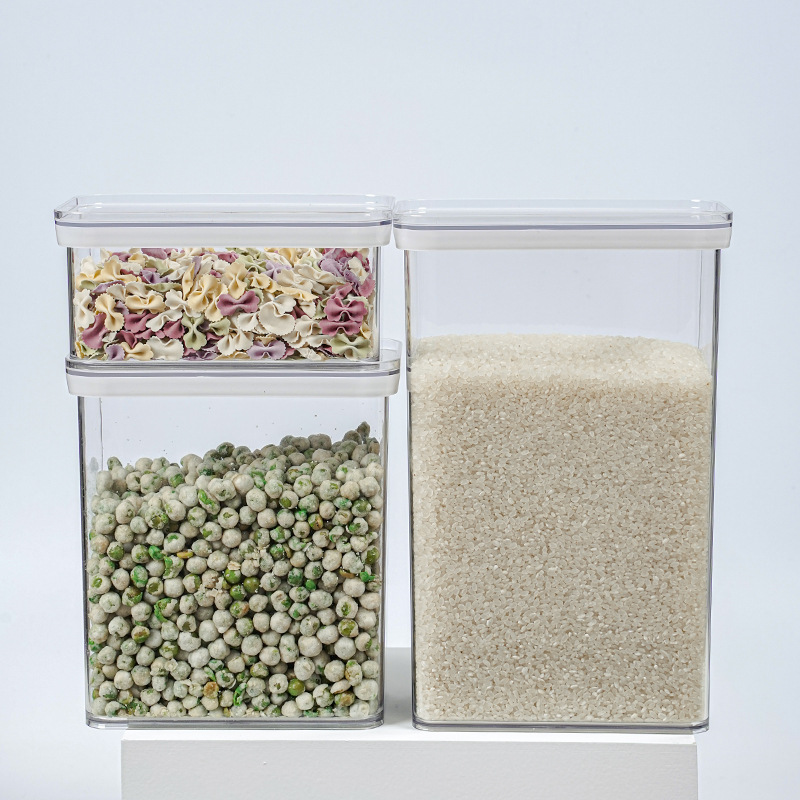 Minimalistic type dry food container airtight container stackable food ...