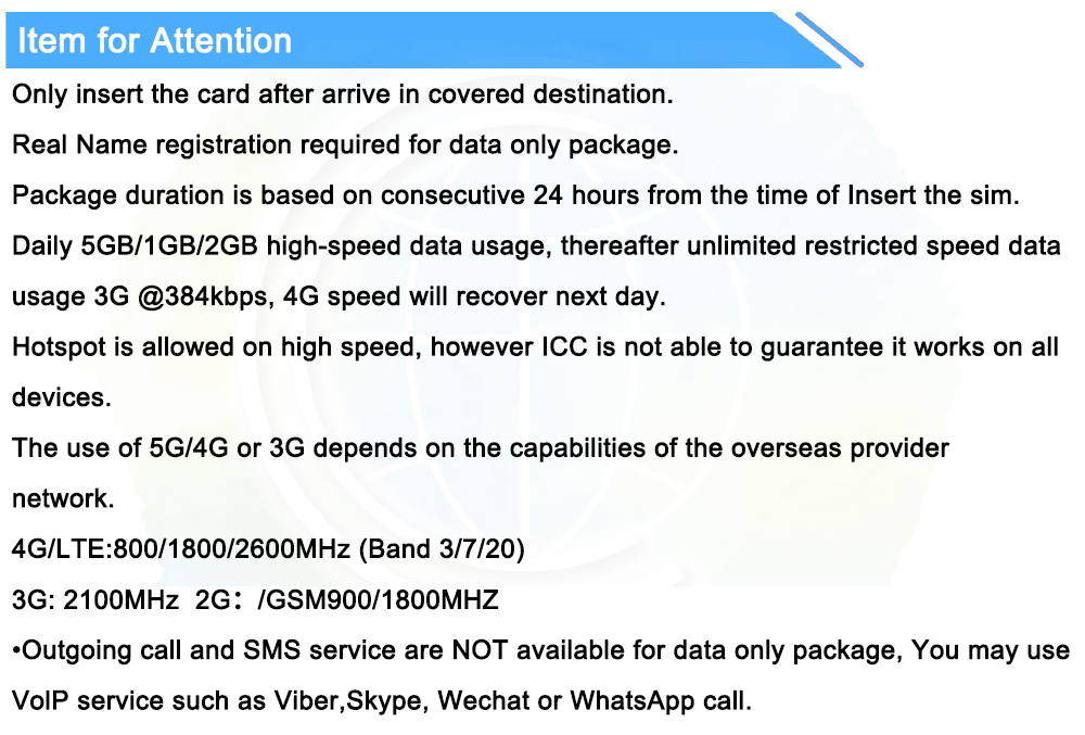 ICC_Hong Kong 2-28 Days SIM Unlimited Data SIM Card/HK SIM Card ...