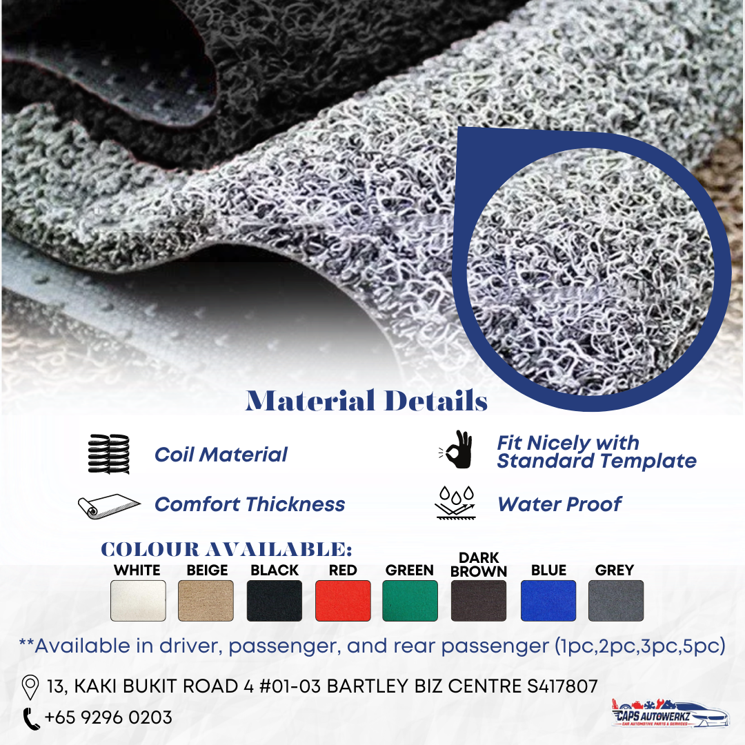 Premium Customized Car Mats Set for All Car Model /Car Coil Mat /Anti ...