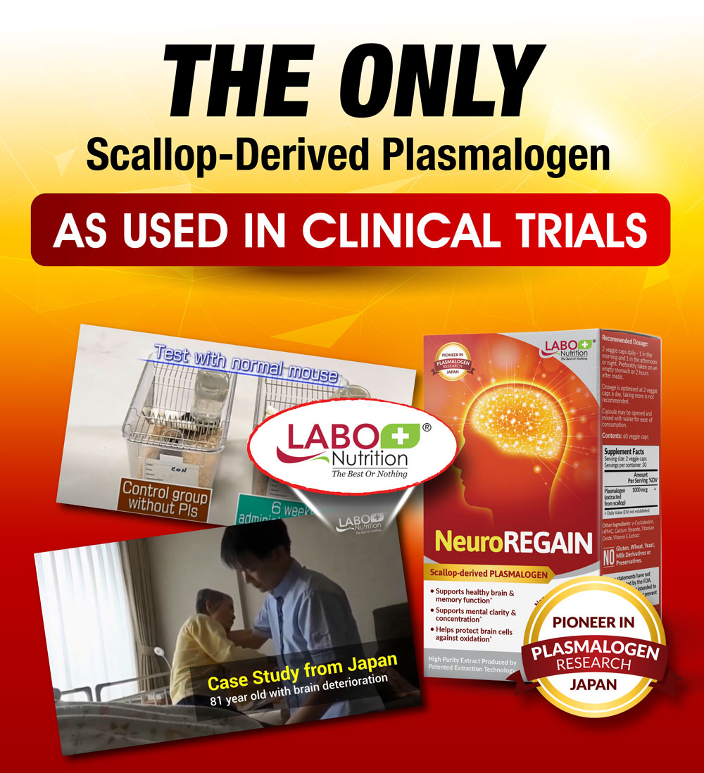 LABO NeuroREGAIN Plasmalogens For Brain Memory, Mental Clarity ...