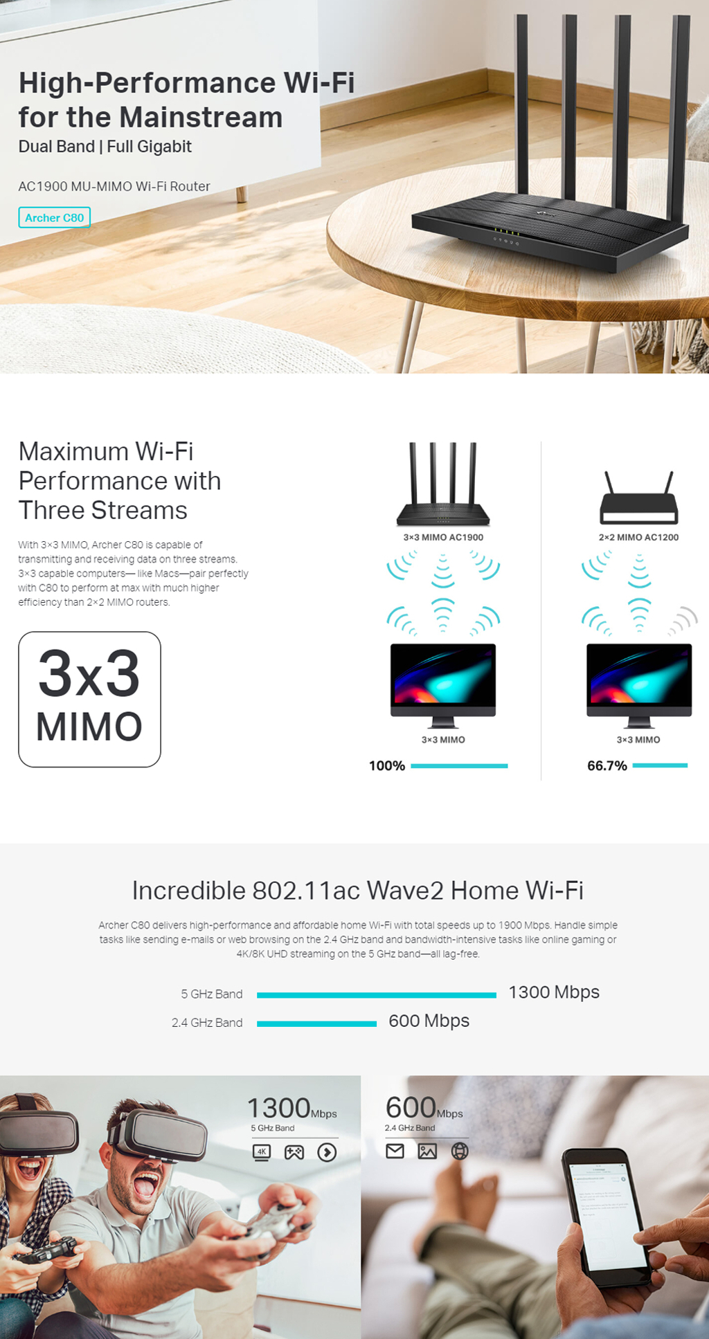 TP-Link Archer C80 AC1900 Wireless MU-MIMO Wi-Fi Router | Shopee Singapore