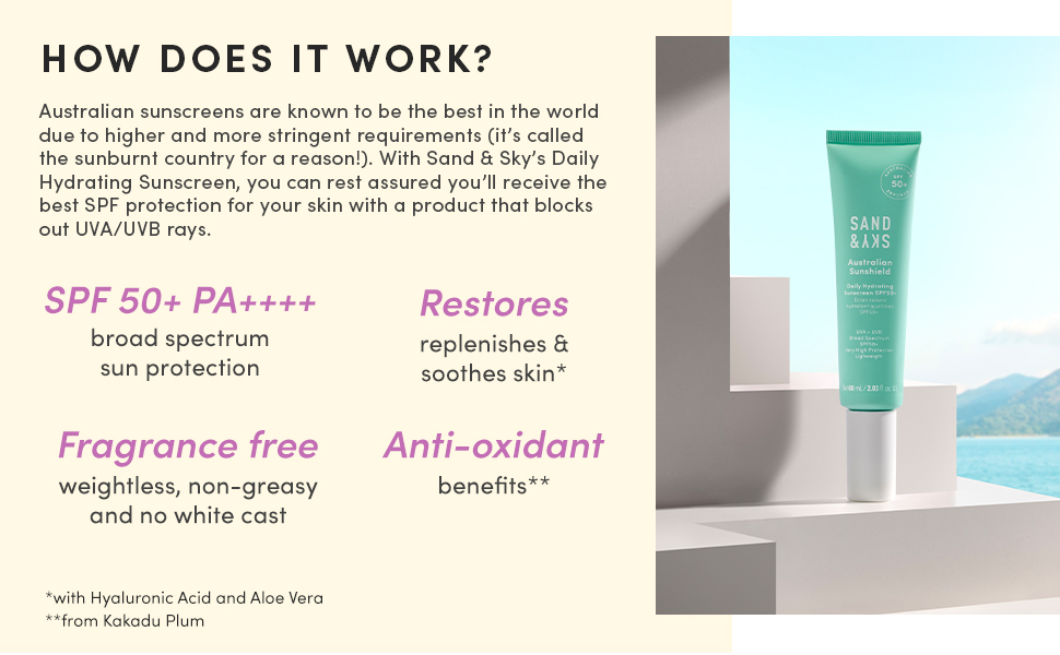 Sand & Sky Daily Hydrating Sunscreen | Shopee Singapore