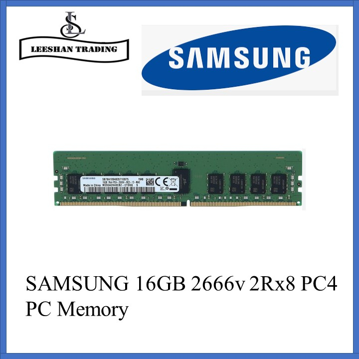 SAMSUNG 16GB PC4-2666V DDR4 2RX8 Desktop Memory [Seldom Used] | Shopee Singapore