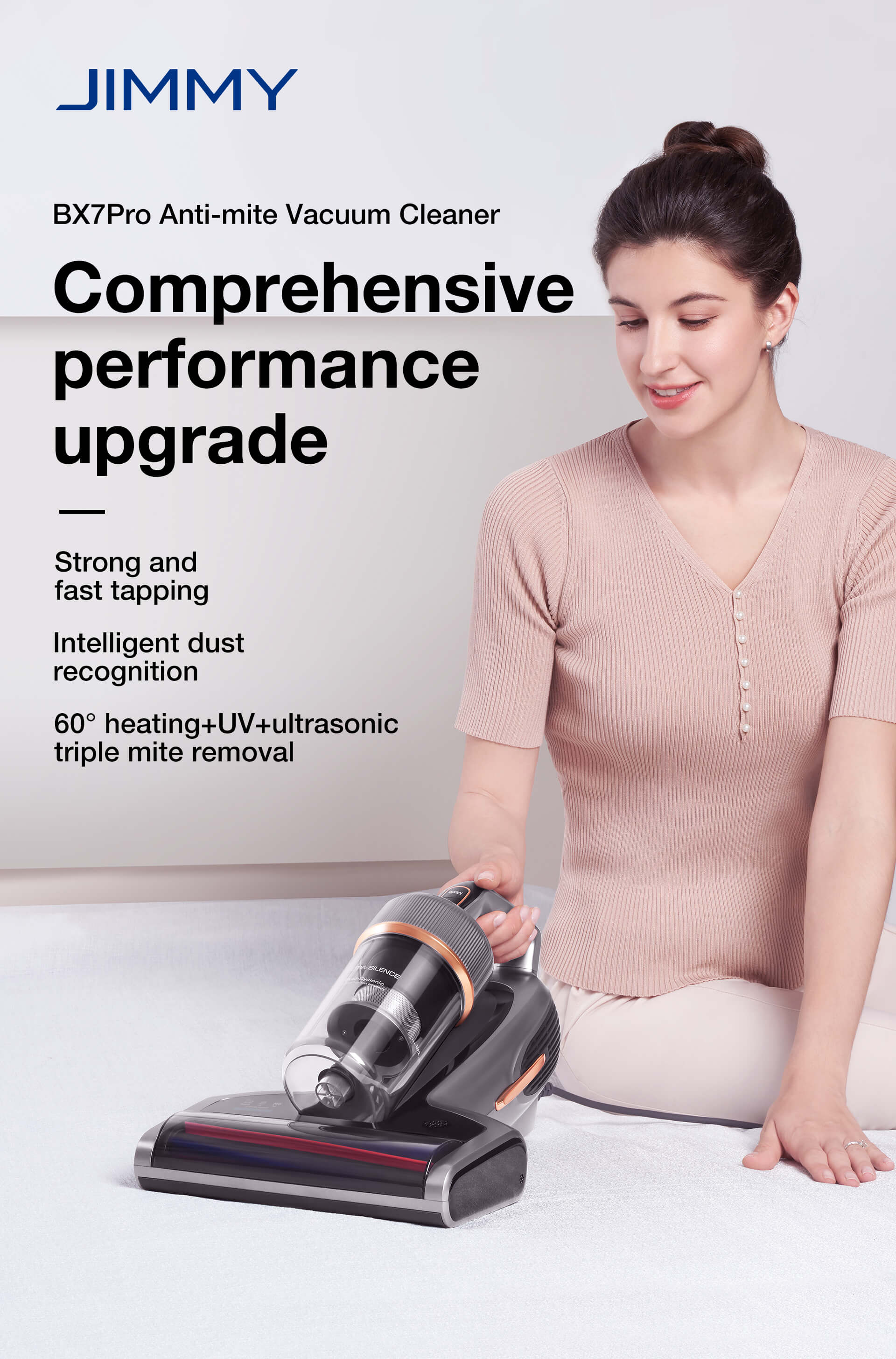 JIMMY Apollo BX7 PRO Handheld Anti Dust Mite Vacuum Cleaner Corded Anti ...