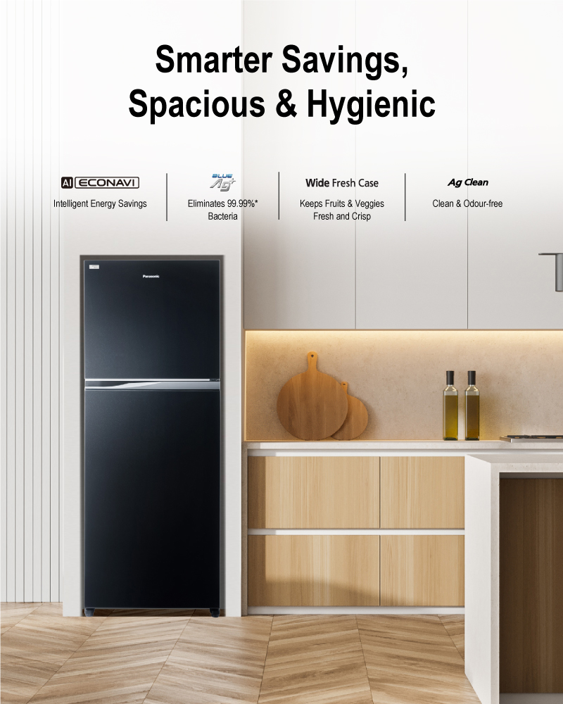 Panasonic 405L 2 Doors Refrigerator with Jumbo Freezer NR-TX461CPKS [CV ...