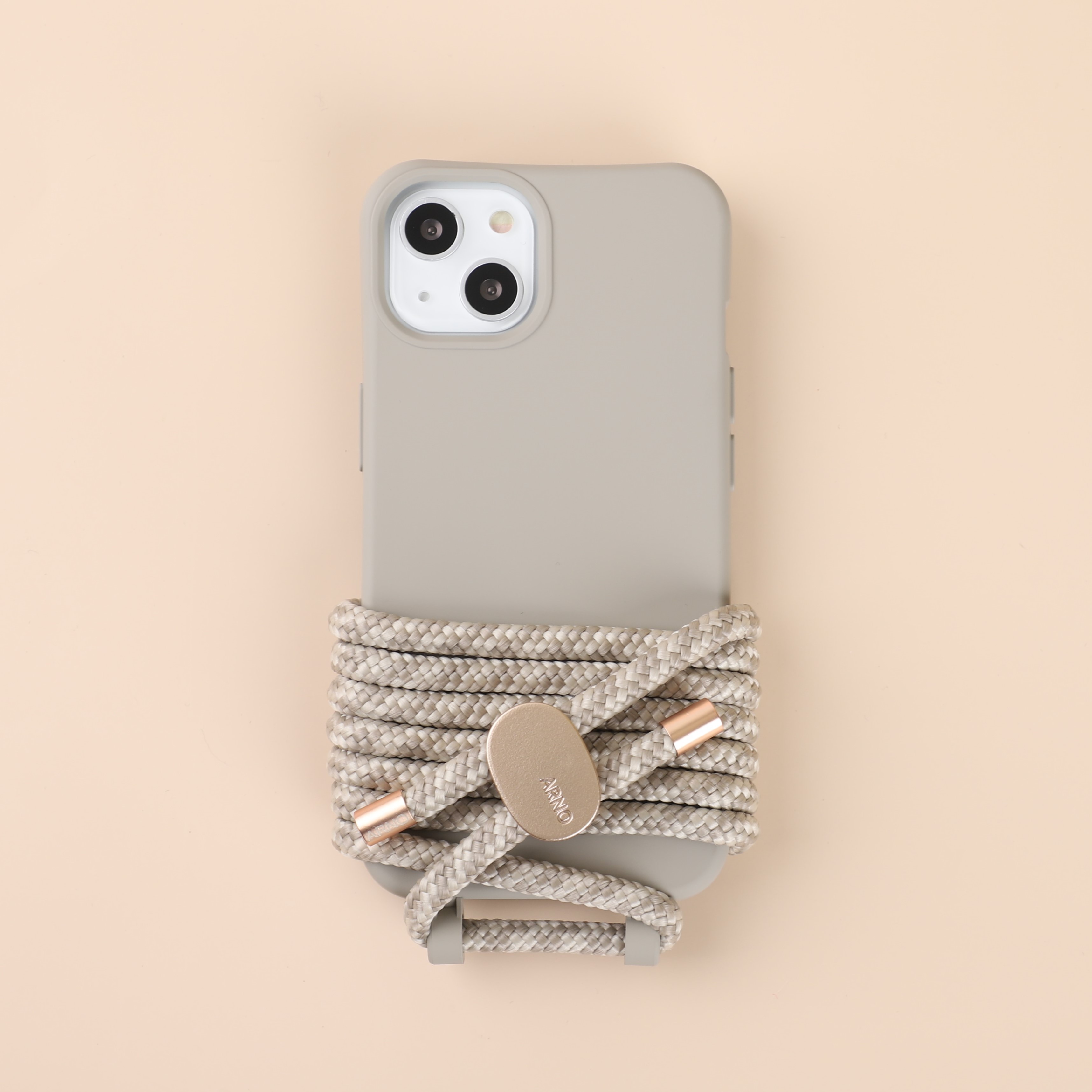ARNO M2 Phone Strap 'Oatmeal Cream' (Long / Case+Strap) | Shopee Singapore
