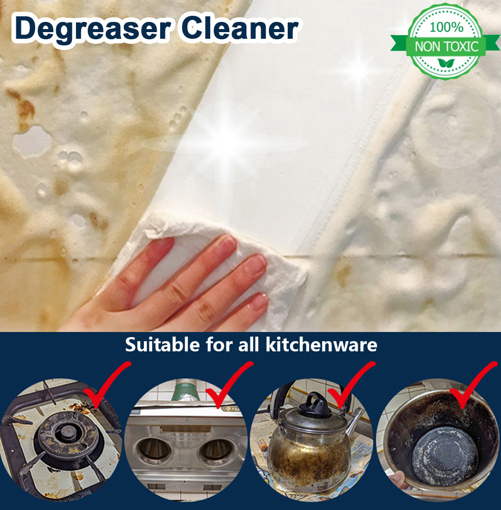 🇸🇬【SG stock】Japan Kitchen oil Cleaner Decontamination Home Grease Cleaner Foam Spray All Purpose ...