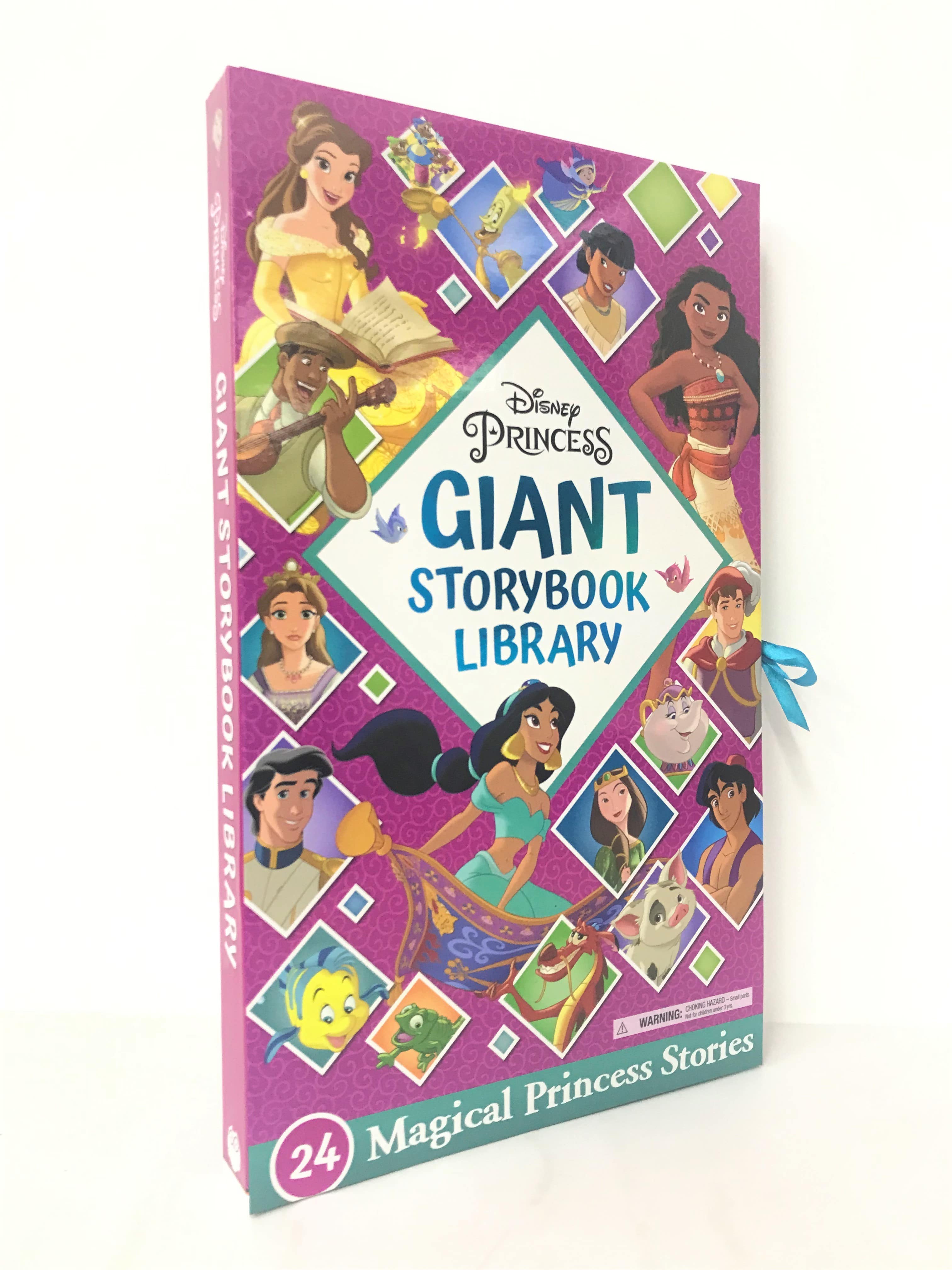Disney Princess Giant Story Book Library 24 Books Gift Set For Kids To ...