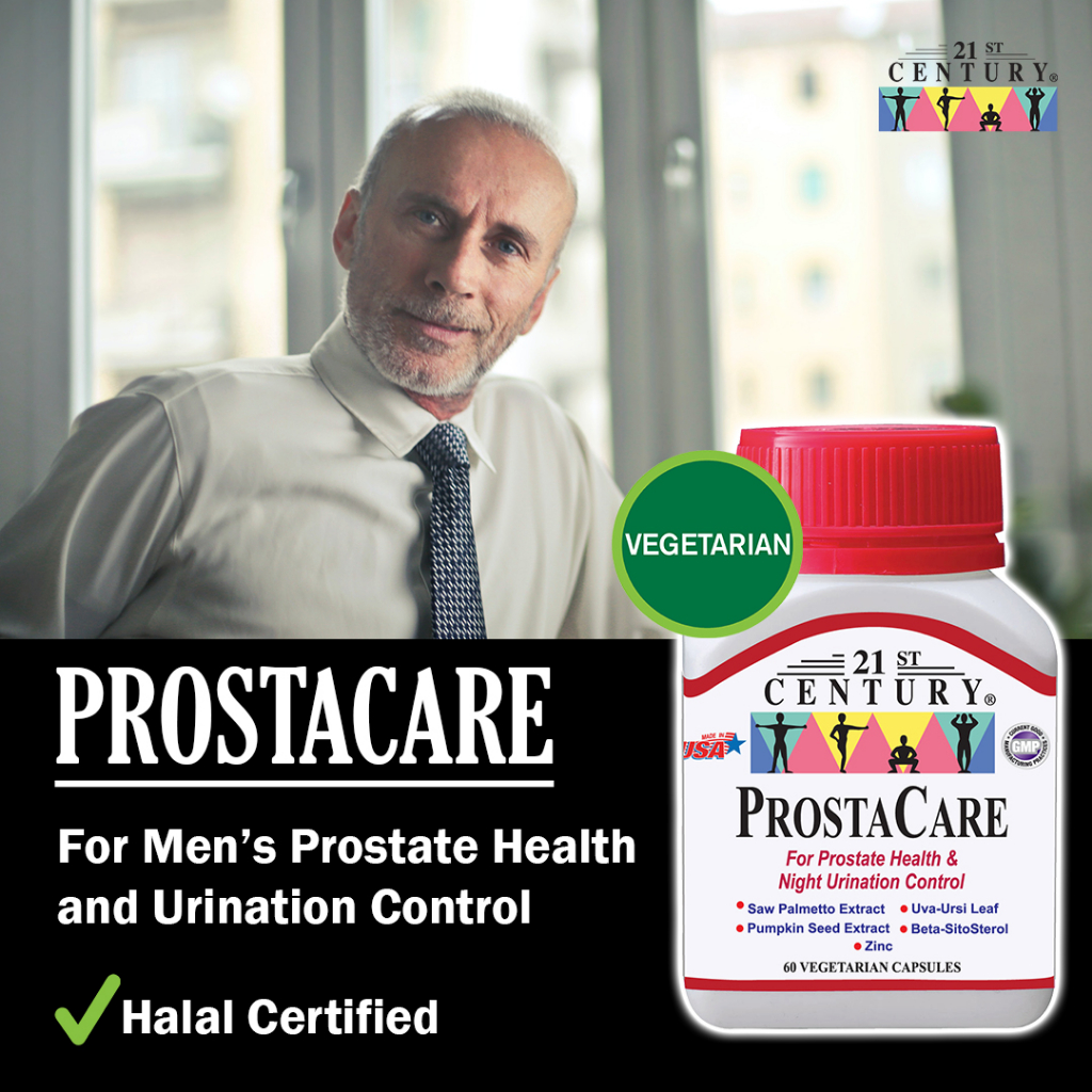 21st Century Prostacare 60 Vegetarian Capsules | Shopee Singapore