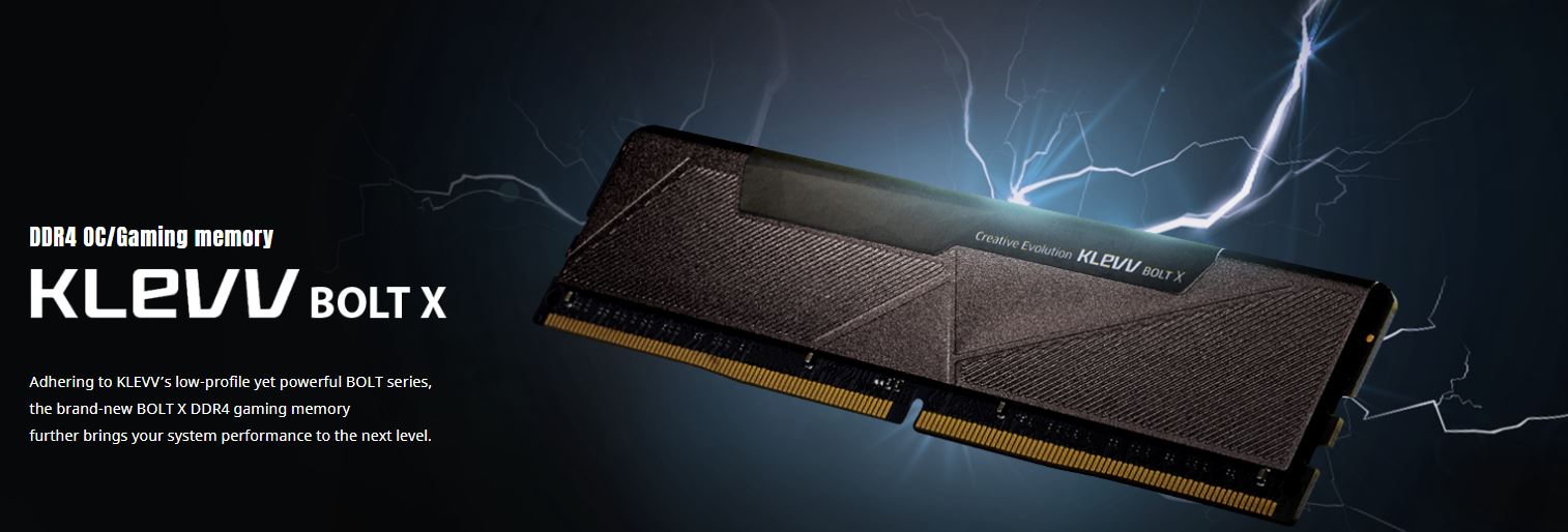 KLEVV BOLT X / BOLT XR DDR4 3600MHZ CL18 / 4000MHZ CL19 16GB / 32GB KIT ...