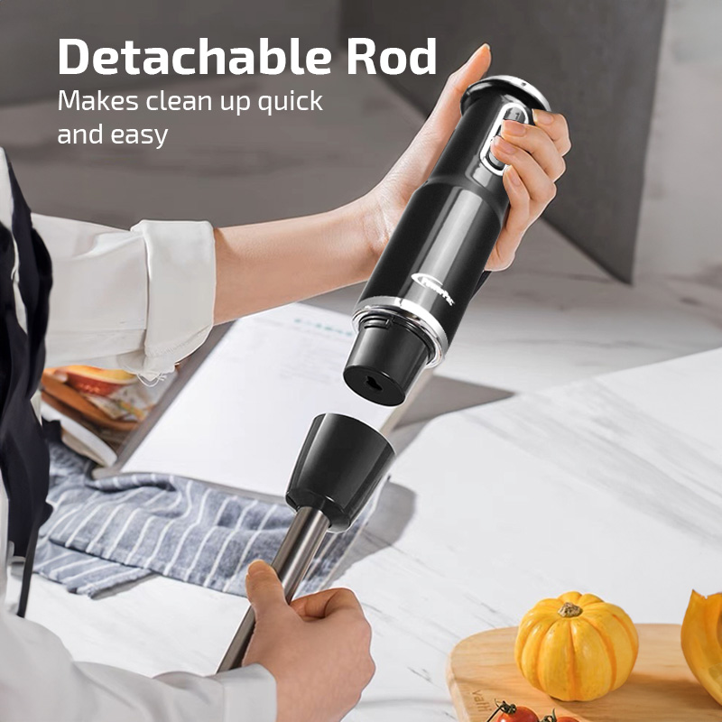 PowerPac Hand Blender Food Preparation with Stainless Steel Blade 600W ...