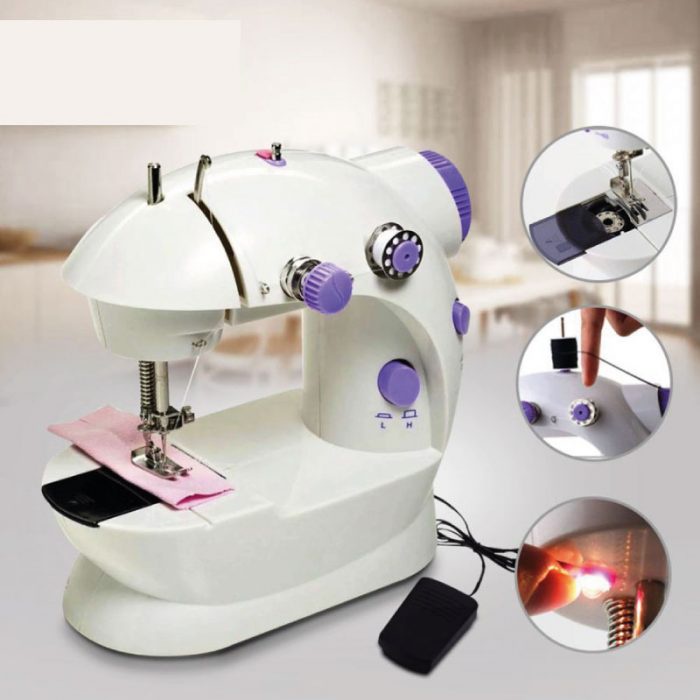 [SG Stock] Portable Sewing Machine Sewing Portable Mini Sewing Machine ...