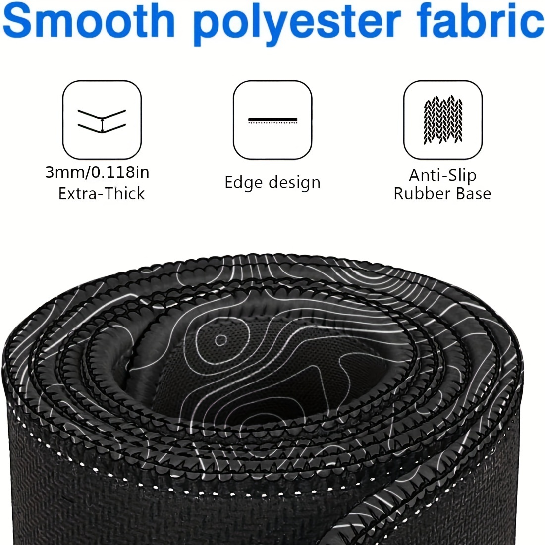 [SG] Ready Stock White Terrain Graphics Line Mouse Mat Anti-Slip Mouse ...